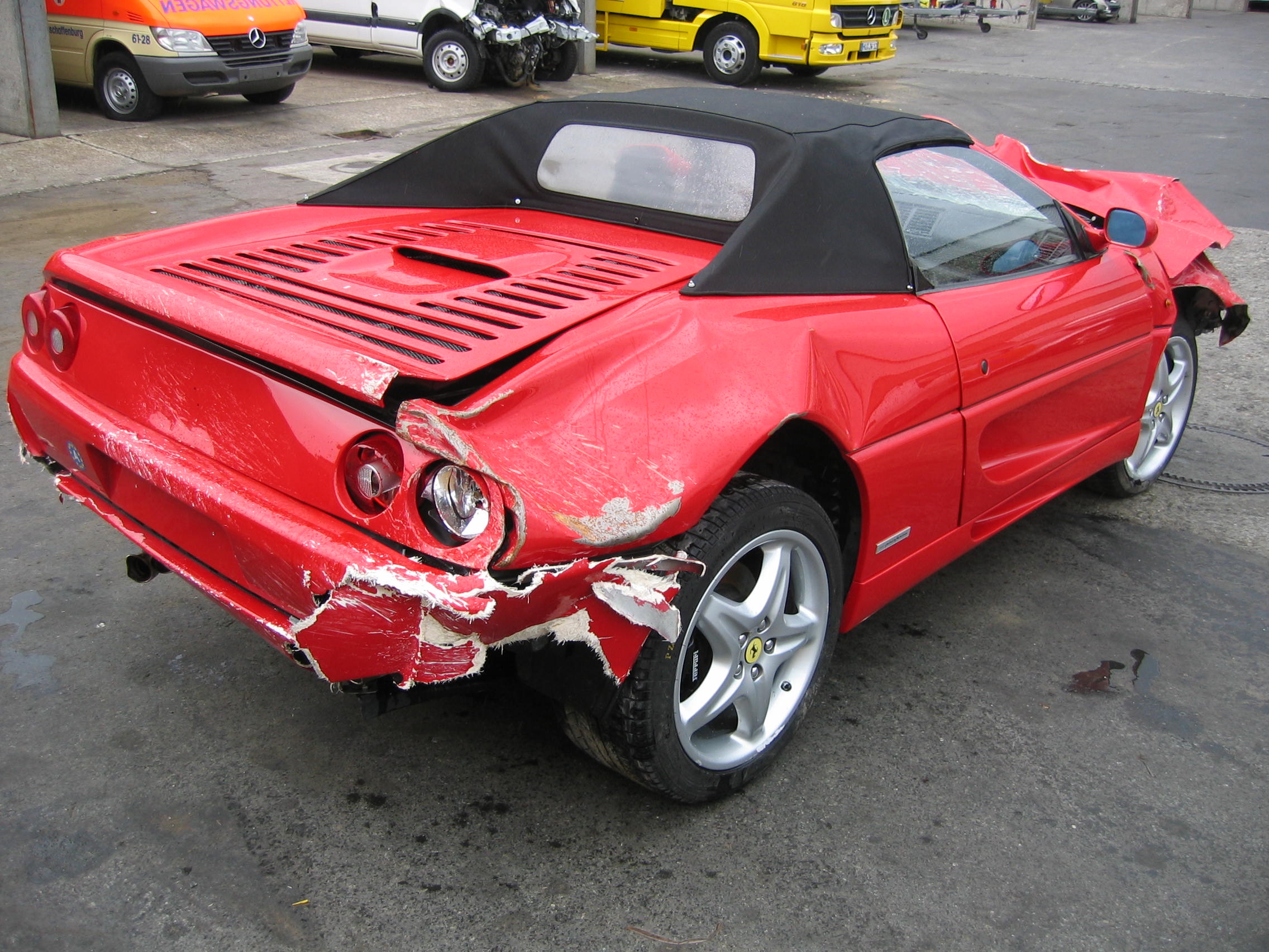 #Ferrari#F355#Spider#unfallwagen#www.crash-sportwagen.de - Crash-Sportwagen