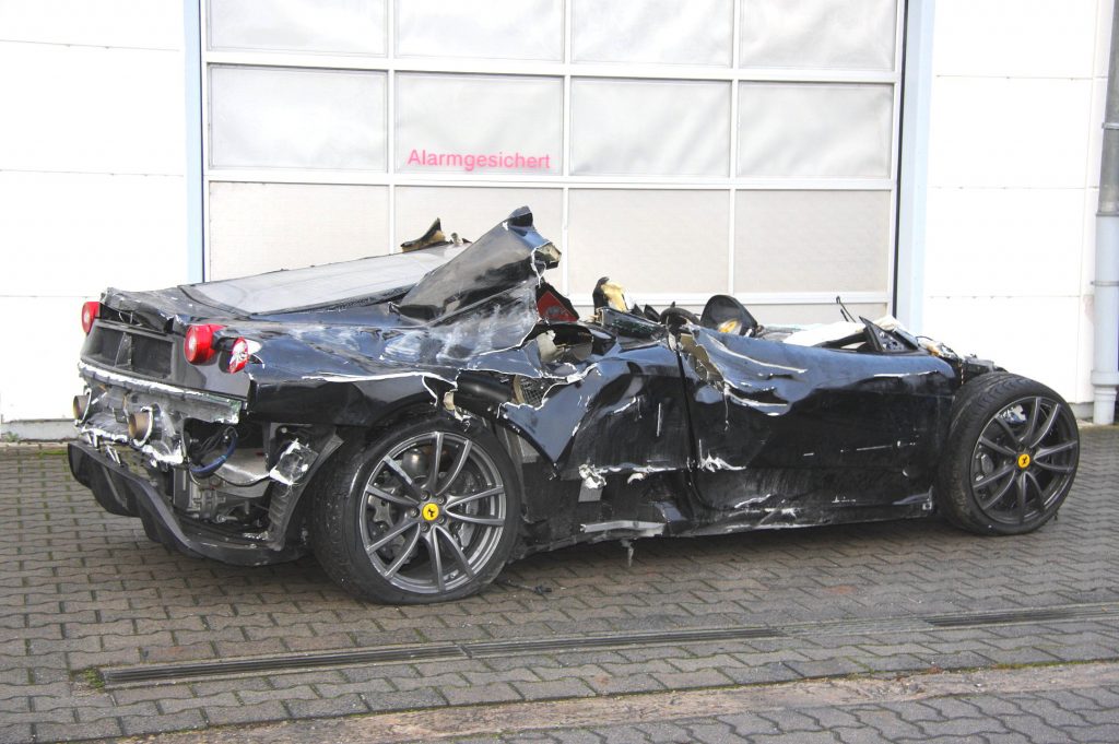 F 430 Ferrari Totalschaden-Unfallwagen-Ankauf - Crash-Sportwagen