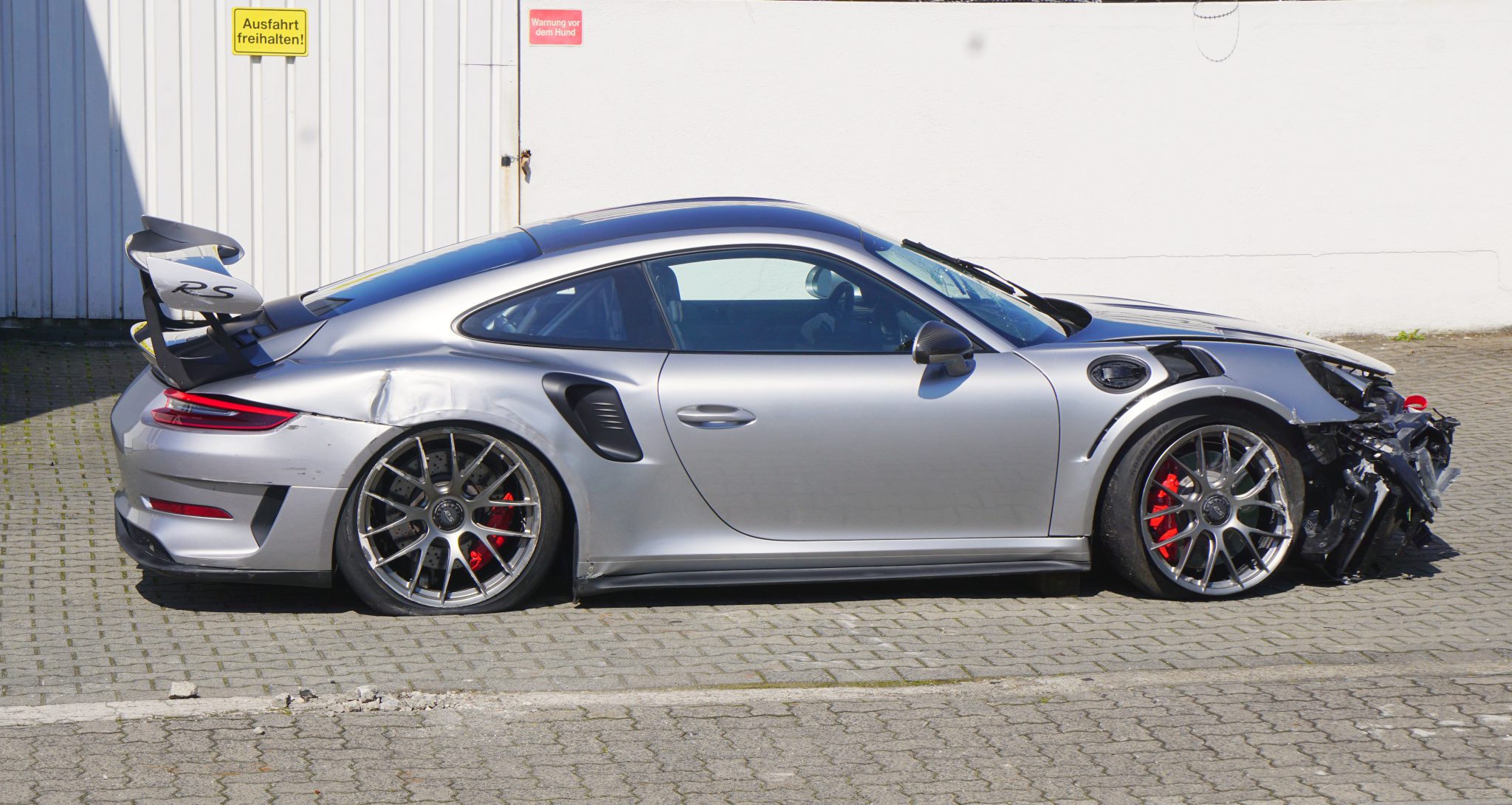 Porsche Unfall 991.2GT3 RS Frontschaden-Ankauf - Crash-Sportwagen