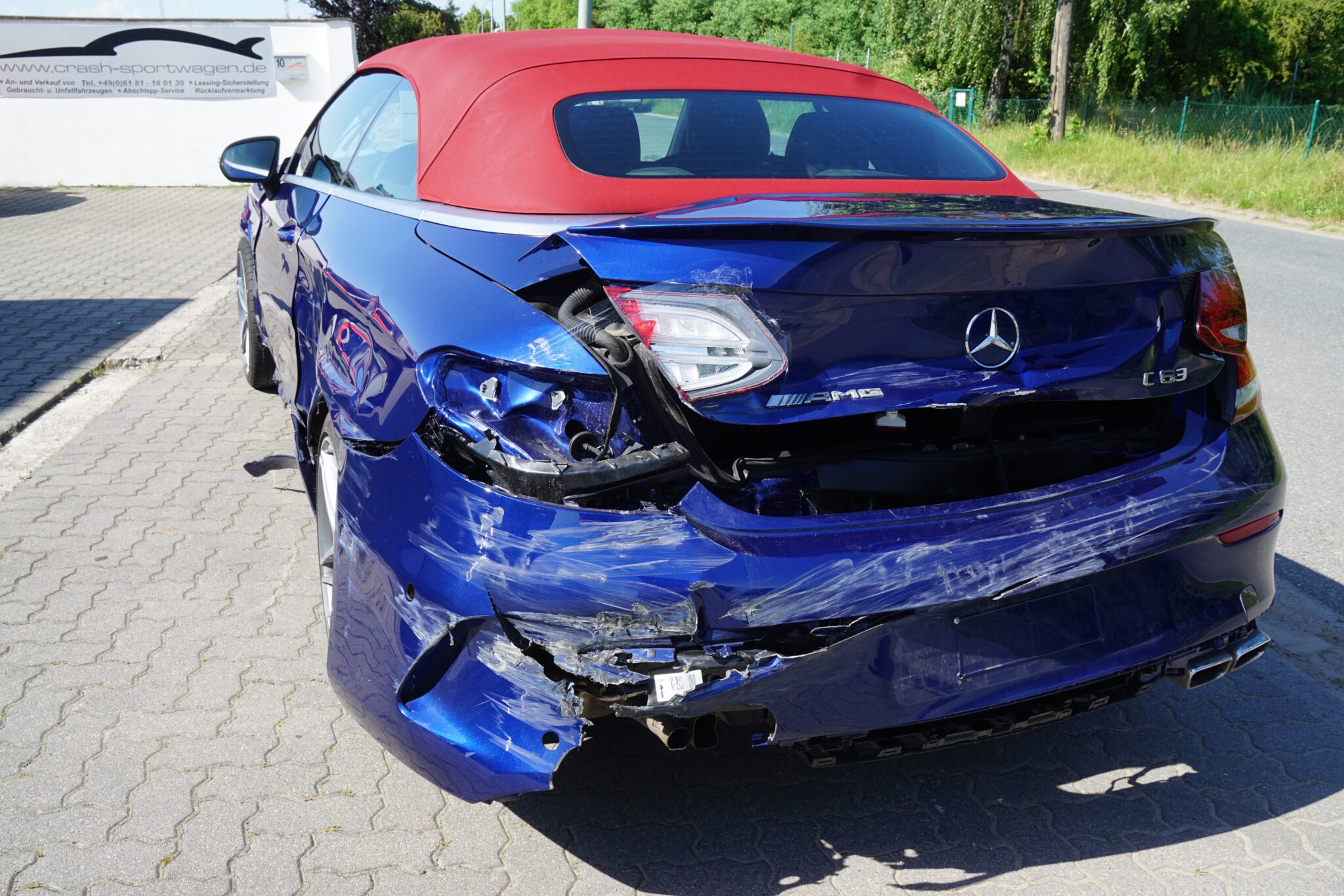 Unfall Mercedes AMG Ankauf - Crash-Sportwagen
