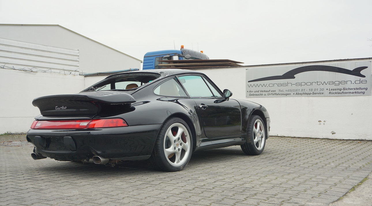 Porsche 993 Turbo Unfall - Crash-Sportwagen